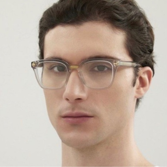 Gucci | Accessories | New Gucci Gg84o 005 Unisex Clear Frame Eyeglasses ...